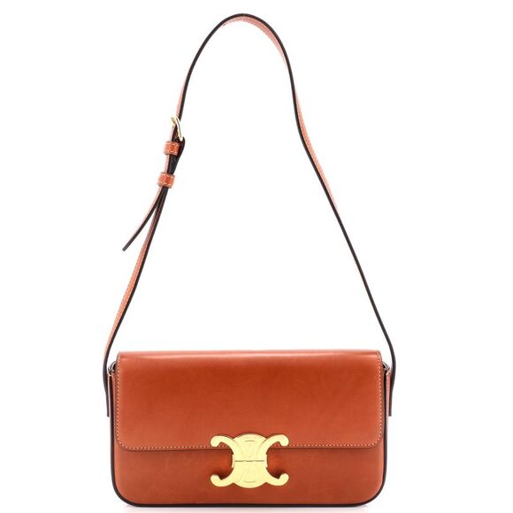Celine | Bags | Celine Triomphe Eastwest Shoulder Bag Smooth Calfskin ...